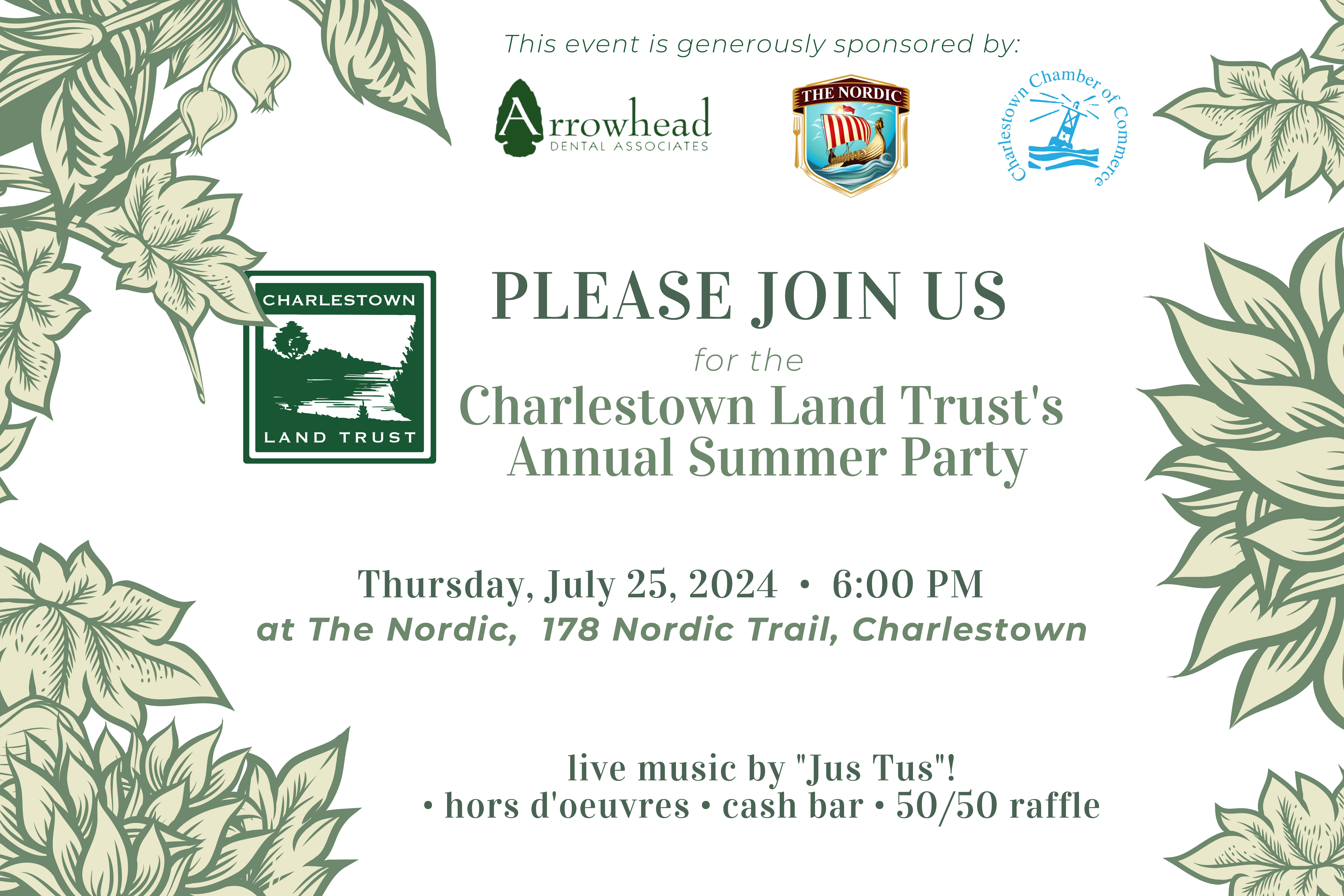 Annual Summer Party – Charlestown Land Trust